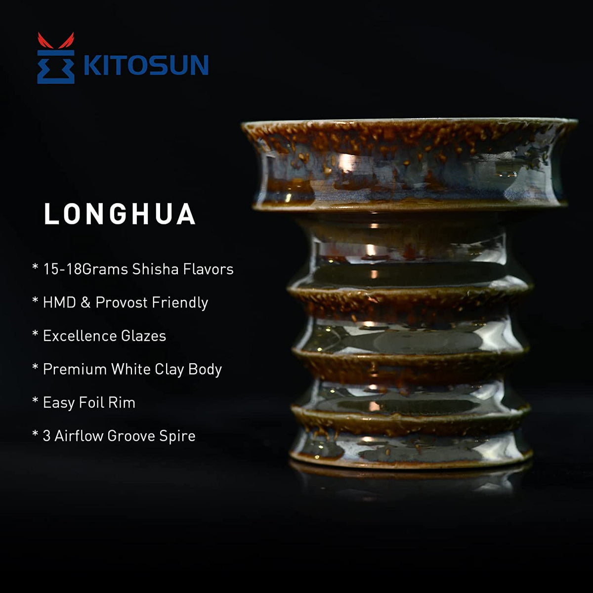 Hookah Bowl Phunnel Shisha Head - Kitosun Hookah Accessories Shisha Bo ...